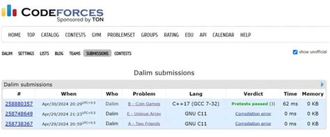Shekh Dalim On Linkedin Hello Connection I Have Submitted A Coin Game Coding Problem Perfectly