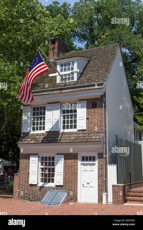 The Betsy Ross House In Philadelphia Pennsylvania United States Stock