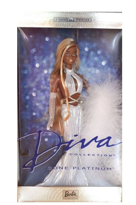 Barbie Diva Collection Gone Platinum Doll 2002 African American