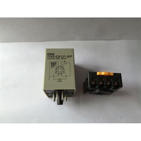 Generic C61f Gp Floatless Level Switch Relay With Socket Base C61f Gp