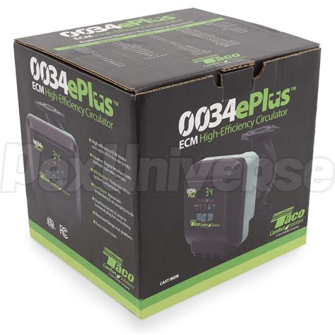 Taco 0034ep F2 High Efficiency Cast Iron Circulator Pump Pexuniverse