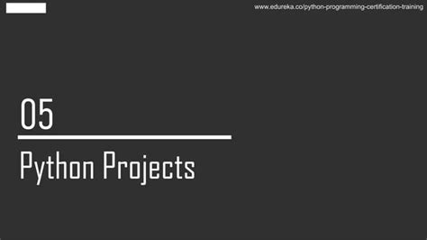 Python Programming Tutorial Edureka Pdf