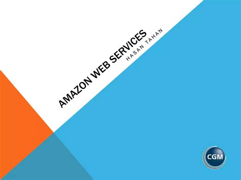 Amazon Web Services Pptx Cloud Computing Internet