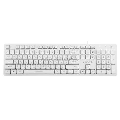 Клавиатура USB с подсветкой Gembird KB-UML3-01-W-UA 3-х цветная/104 ...