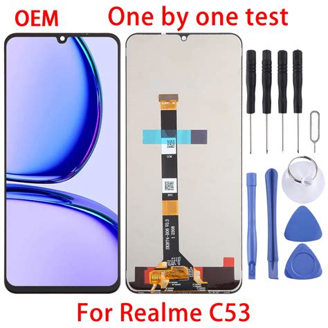 For Realme C53 OEM LCD Screen With Digitizer Full Assembly