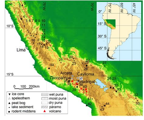 Figure 1 From Climate In The Western Cordillera Of The Central Andes