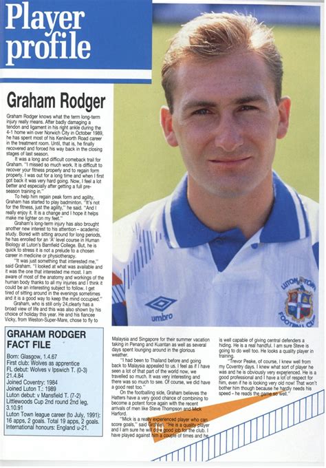 Graham Rodger Hatters Heritage A History Of Luton Town Fc