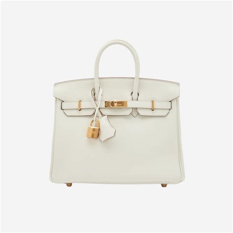 에르메스 버킨 25 백 토고 And 골드 하드웨어 머쉬룸 Hermes Kream