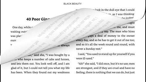 Black Beauty Chapter 40 Poor Ginger Youtube