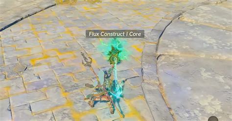 Zelda Tears Of The Kingdom Flux Construct 1 Core How To Use Item