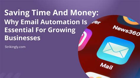 Saving Time And Money Why Email Automation Is Essential For Growing Businesses Building Your