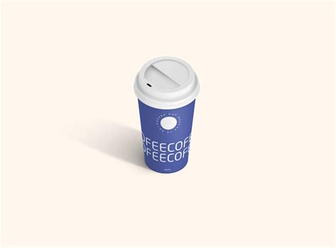 コーヒーカップのモックアップデザインpsd Premium Psd