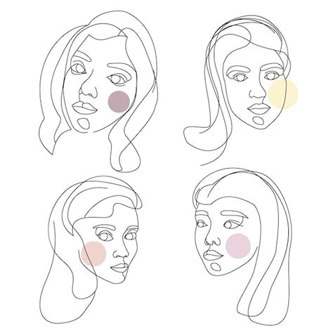 Linear Faces Vectors And Illustrations For Free Download