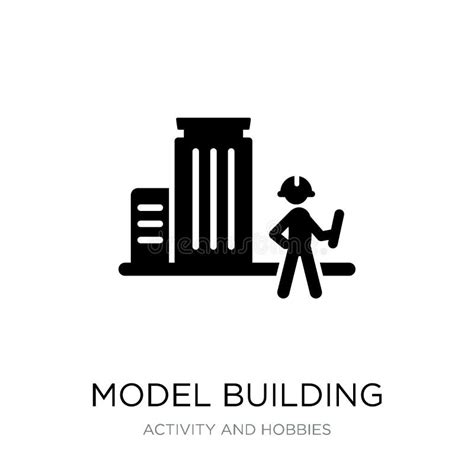 Model Building Icon Trendy Model Building Logo Concept On White Stock