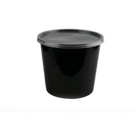 Capacity 1 Litre 1000 Ml Round Food Containers With Lid At ₹ 747