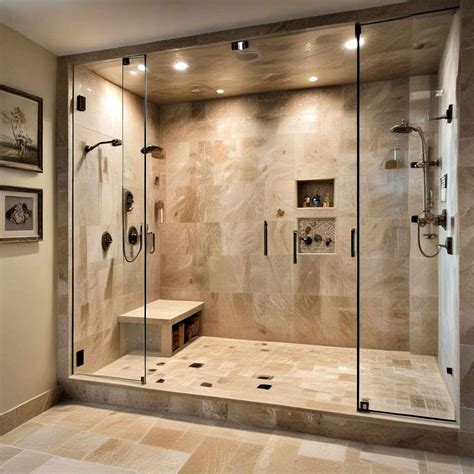 Innovative 2 Person Walk In Shower Designs For Shared Spaces