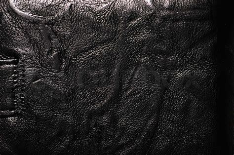 Black Leather Stock Image Colourbox