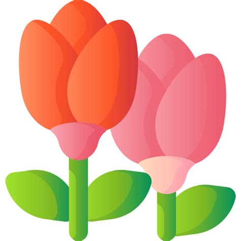 Flowers 3d Basic Gradient Icon