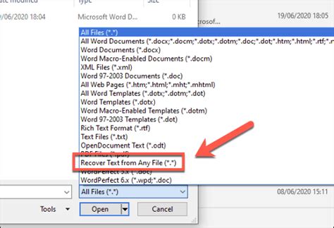 How To Recover A Word Document