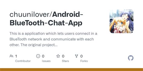 Github Chuuniloverandroid Bluetooth Chat App This Is A Application