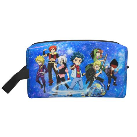 Beyblade Burst Characters Storage Bag Portable Toiletry Cosmetic Bag