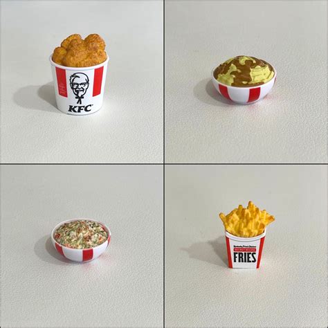 Kfc Mini Brands Miniature Toys Collectible Mini Toy Food Etsy