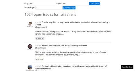 Rsk Github Issues Example Codesandbox