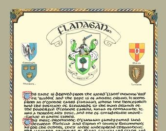 Flanagan Crest Etsy