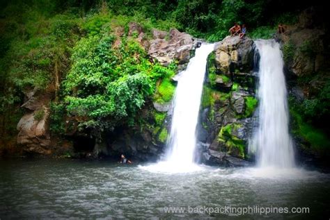 Backpacking Philippines The Bunga Twin Falls In Nagcarlan Laguna