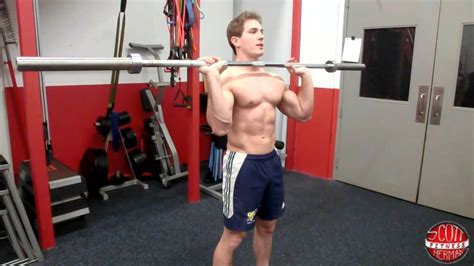 Standing Overhead Bar Press At Steve Heffner Blog