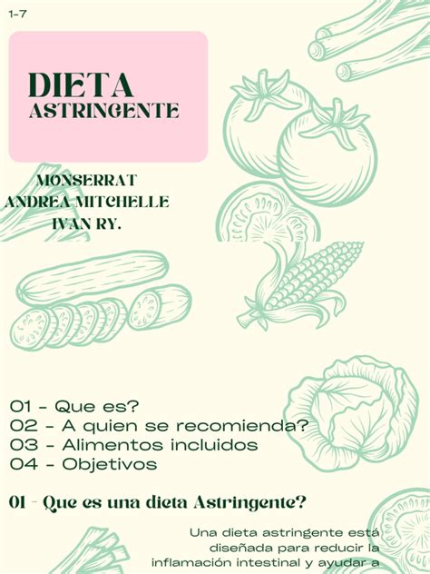 Dieta Astringente Pdf Diarrea Dieta