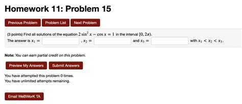 Solved Homework 11 Problem 15 Previous Problem Problem List