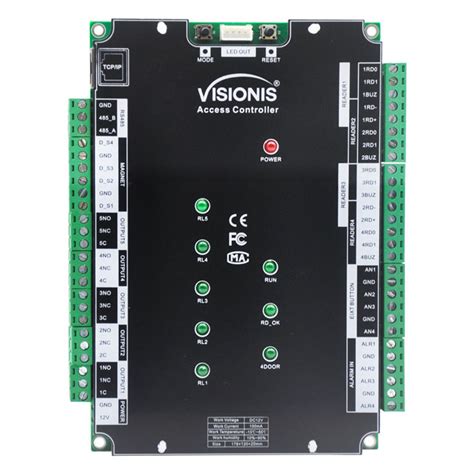 Vis Axess 4d Dlx Pcb Four Doors Network Access Control Pcb Controller Board Tcp Ip