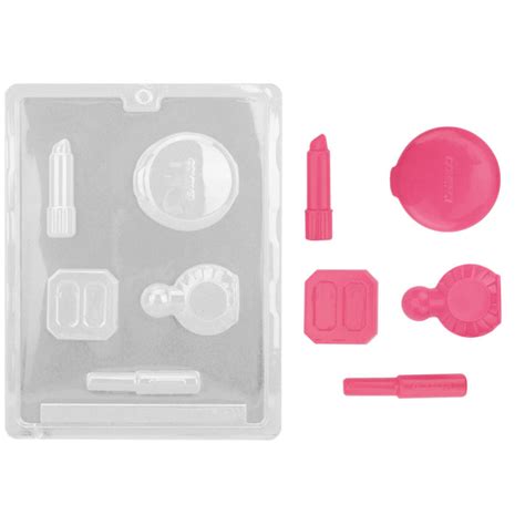 Makeup Assortment Chocolate Mold Layer Cake Shop