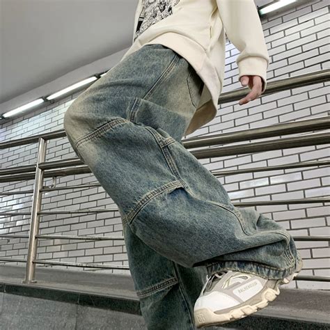 Yds Essential Wide Leg Washed Jeans