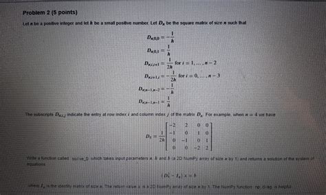 Solved Python Code For This Import Bumpy As No Import
