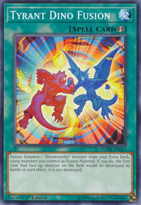 Tyrant Dino Fusion Yugipedia Yu Gi Oh Wiki