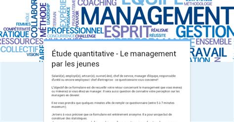 Jonathan Wenger On Linkedin Étude Quantitative Le Management En Entreprise