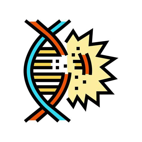 Genetic Mutations Biochemistry Color Icon Vector Illustration 23247081