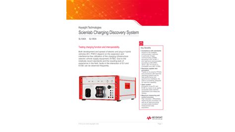 Sl1040a Series Scienlab Charging Discovery System Cds Keysight