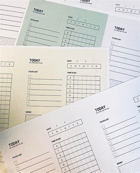 타임 박스 플래너 무료 다운로드 Pdf로 출력하기 네이버 블로그