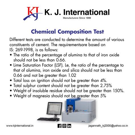 Jagannath Miskin On Linkedin Chemical Composition Test