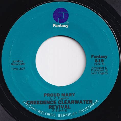 Yahooオークション Creedence Clearwater Revival Proud Mary Bor