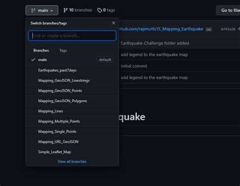 github rajimuth js mapping earthquake mapping of 7 day earthquake