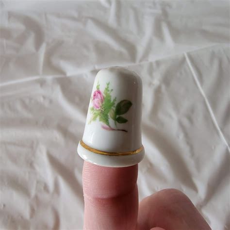 Bone China Thimble Etsy