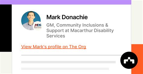 Mark Donachie Gm Community Inclusions And Support At Macarthur