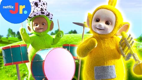 Play Music With The Teletubbies 🎶 Teletubbies Netflix Jr Teletubbies Mario Characters