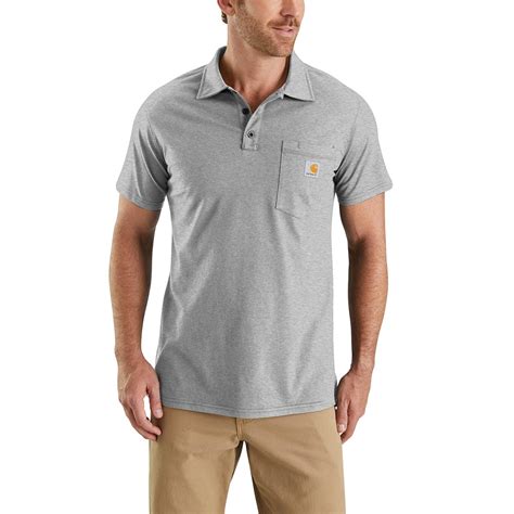 Carhartt Mens Force Relaxed Fit Midweight Pocket Polo 103569 Gemplers