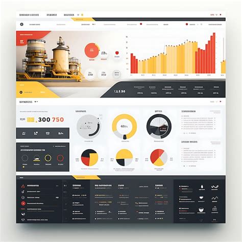 Premium Ai Image Web Dashboard Manufacturing Analytics Production