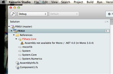 F Fsharp Core Cannot Be Found In Xamarin Studio Stack Overflow